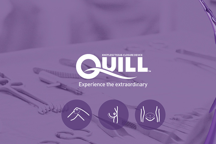 Quill™ Knotless Tissue Closure Device | Medical Device Marketing Agency ...